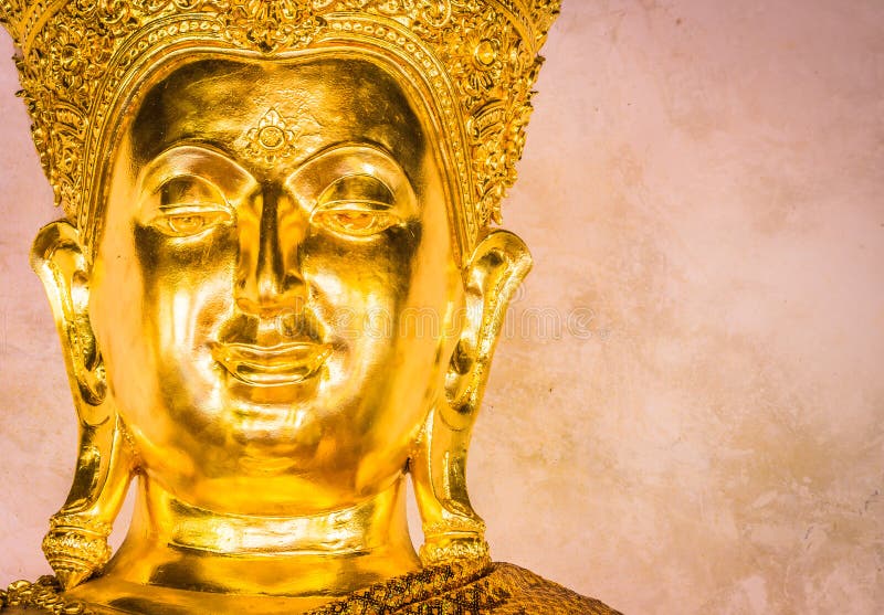 Primer De La Cara De La Imagen De Buda Foto de archivo - Imagen de ...