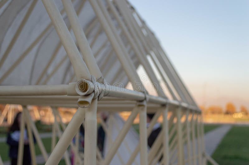 Primer De La Estructura Del Tubo Del Pvc Foto de archivo - Imagen de ...