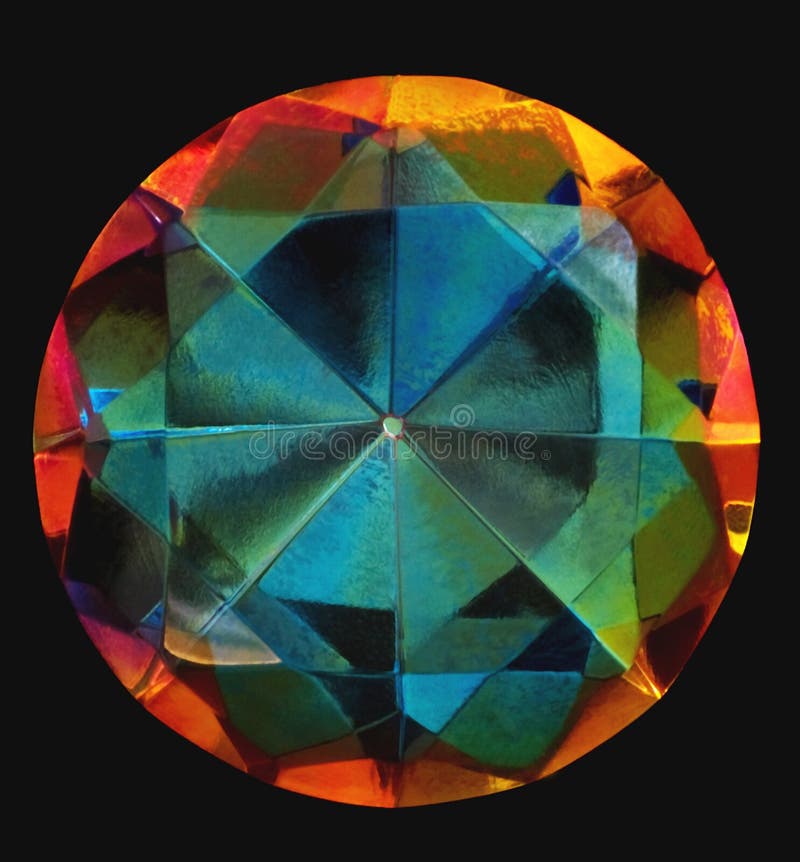 Primer de la gema foto de archivo. Imagen de azul, negro - 12487176