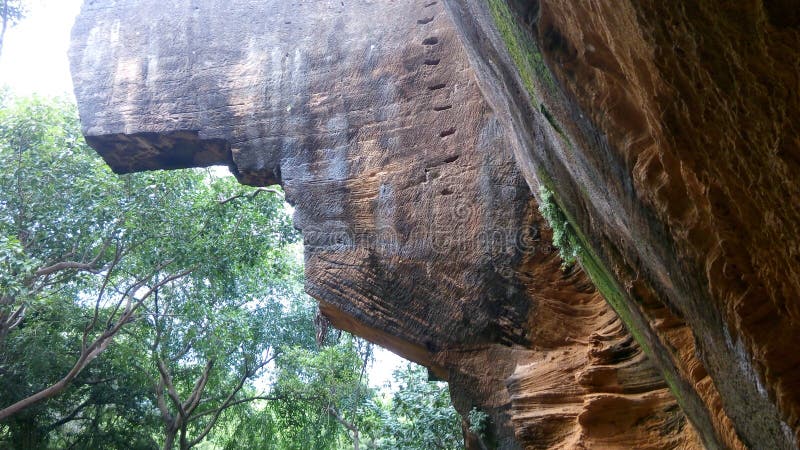 Primer De La Textura Del Corte De La Roca De Una Isla Foto de archivo ...