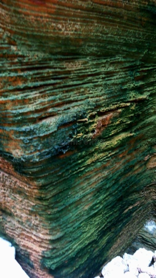Primer De La Textura Del Corte De La Roca De Una Isla Foto de archivo ...