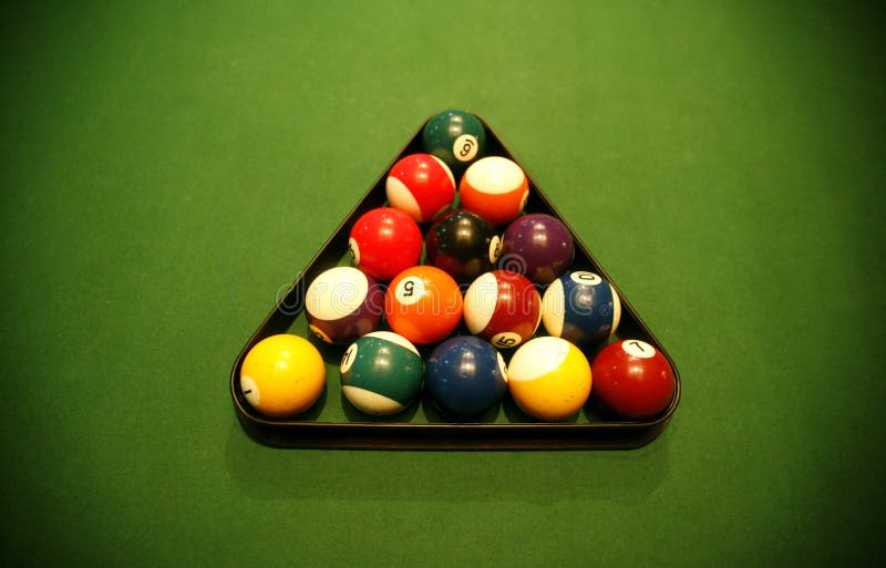 Primer De Las Bolas De Billar Imagen de archivo - Imagen de bolsillo ...