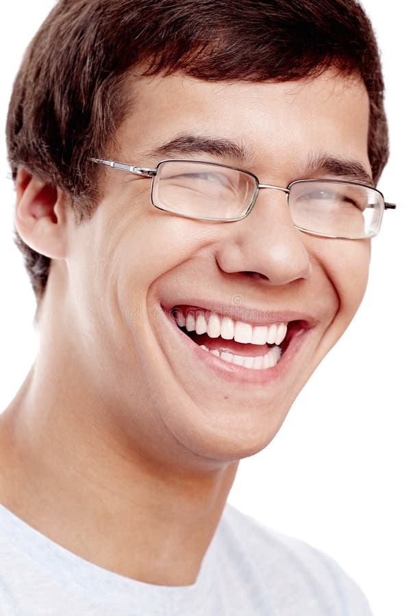 Primer de risa de la cara imagen de archivo. Imagen de boca - 66195909