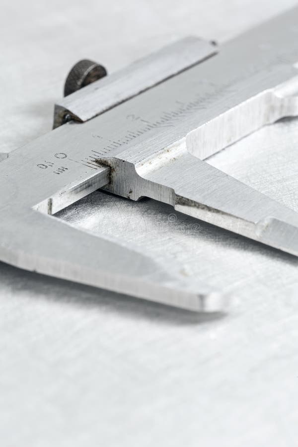 Primer Del Calibrador a Vernier Imagen de archivo - Imagen de detalle ...