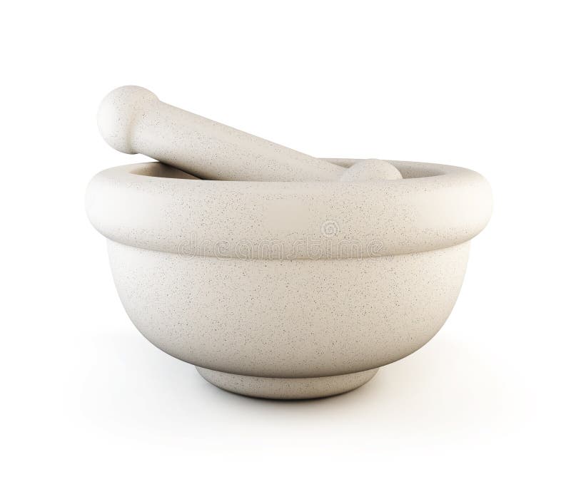 Primer Del Mortero Y De La Maja 3d Stock de ilustración - Ilustración ...