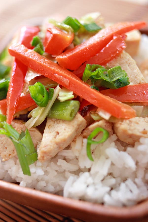 Primer Del Plato Vegetariano Foto de archivo - Imagen de verde ...