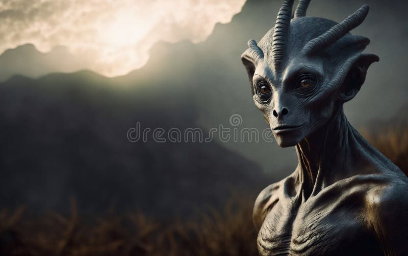 Primitive alien species stock illustration. Illustration of cartoon - 302656629