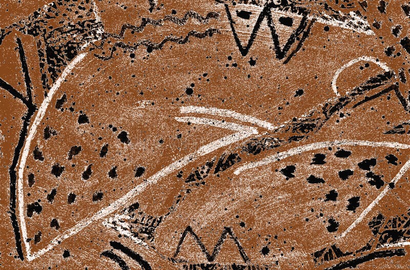 Primitive Animals Two stock illustration. Illustration of barbarous ...