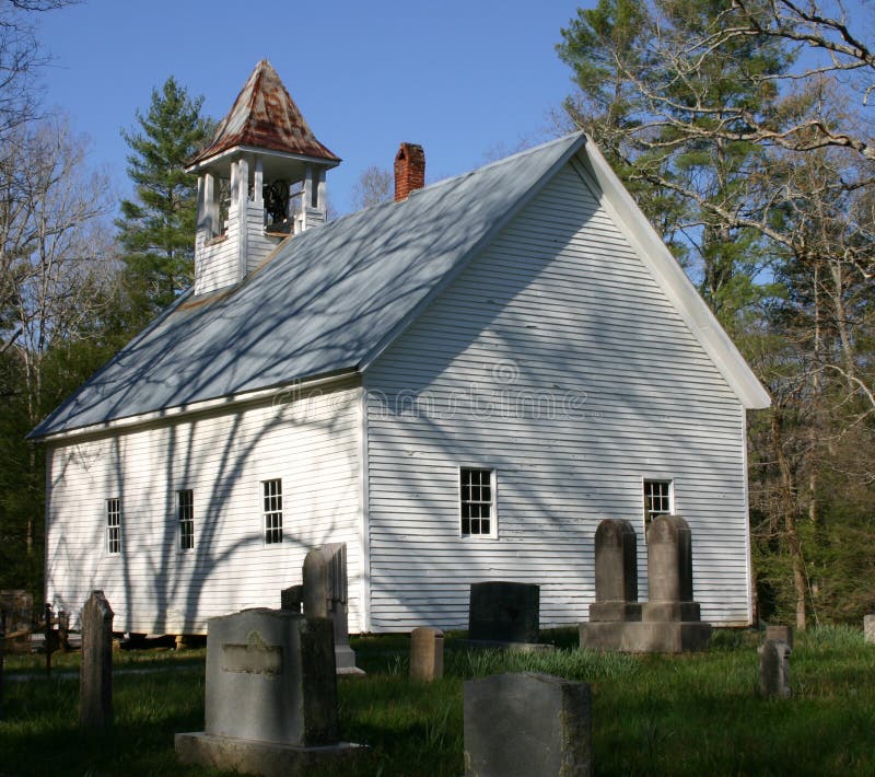 Primitive Baptist Church stock image. Image of park, cove - 144181