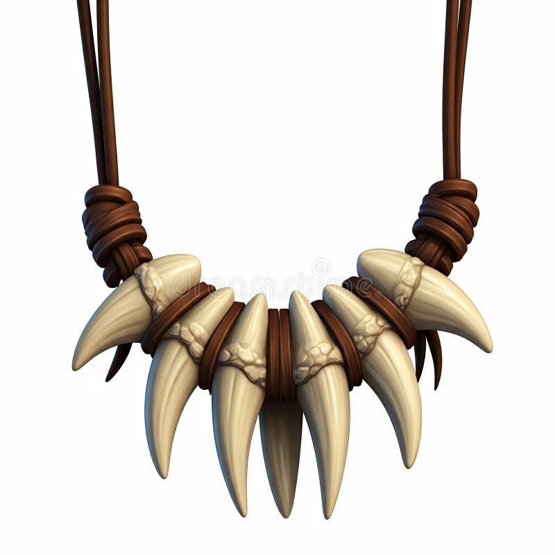 Primitive Claw Pendant stock illustration. Illustration of ancient ...