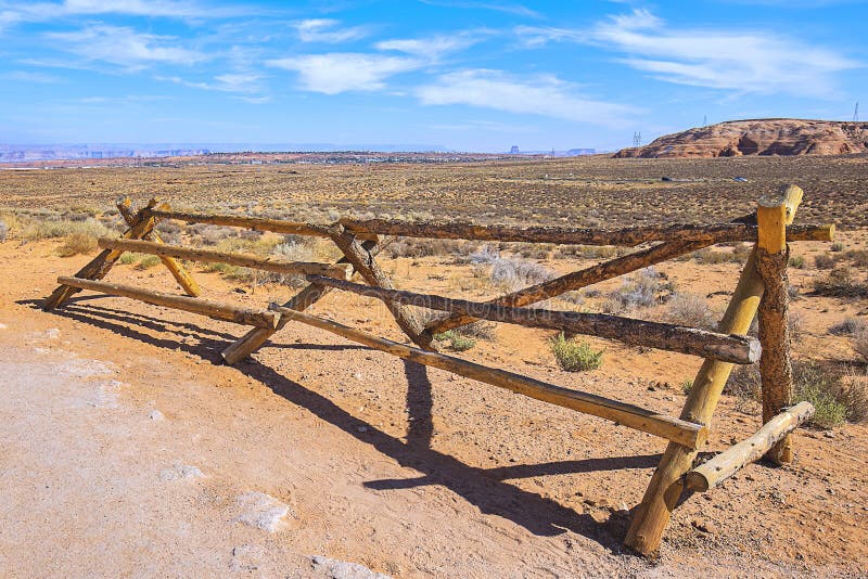 Primitive Fence of Wood Logs Stock Image - Image of rustic ...
