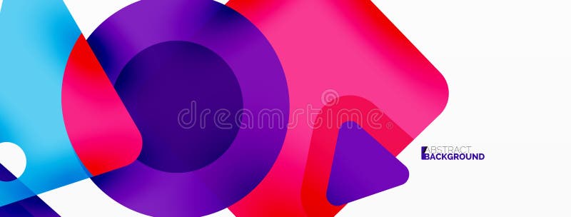 Primitive Geometric Shapes - Line, Triangle, Square and Circle ...