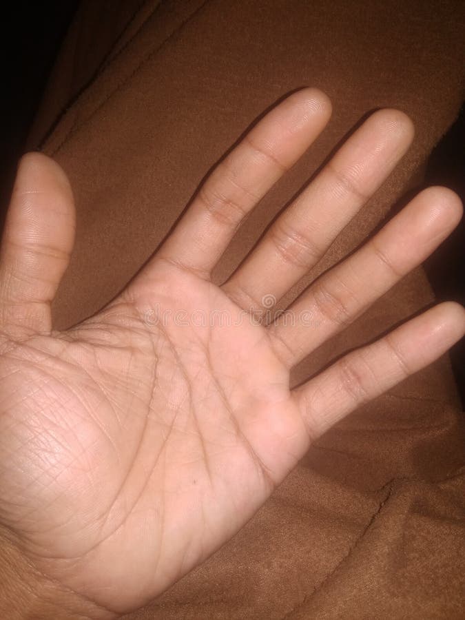 Primitive Human Hand Javanese Palm Stock Photo - Image of hand ...