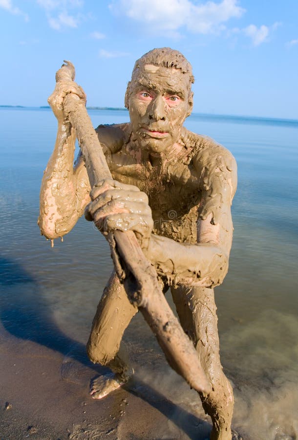 Primitive hunter stock photo. Image of hunter, indicate - 16507498