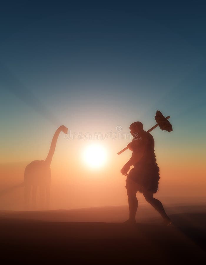 Primitive man stock illustration. Illustration of ancient - 207314470