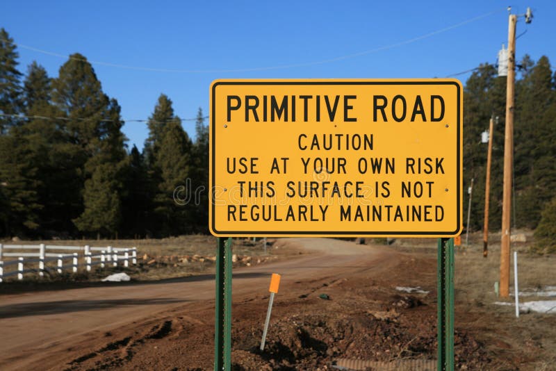 Primitive road sign stock photo. Image of text, primitive - 11933852