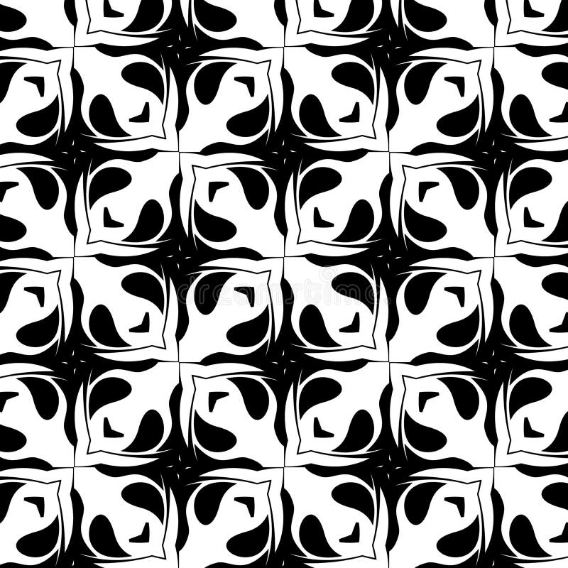 Primitive Simple Grey Retro Pattern Stock Illustration - Illustration ...