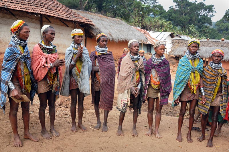 Primitive Tribes in India editorial photography. Image of group - 25004317