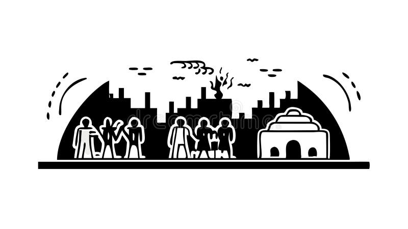 Primitive Village Huts, Ancient Settlement, Vector Design Generative AI ...