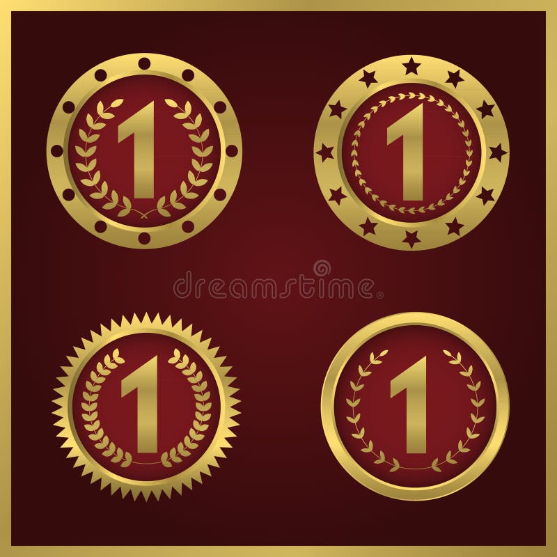 Icona primo posto illustrazione vettoriale. Illustrazione di onorare ...