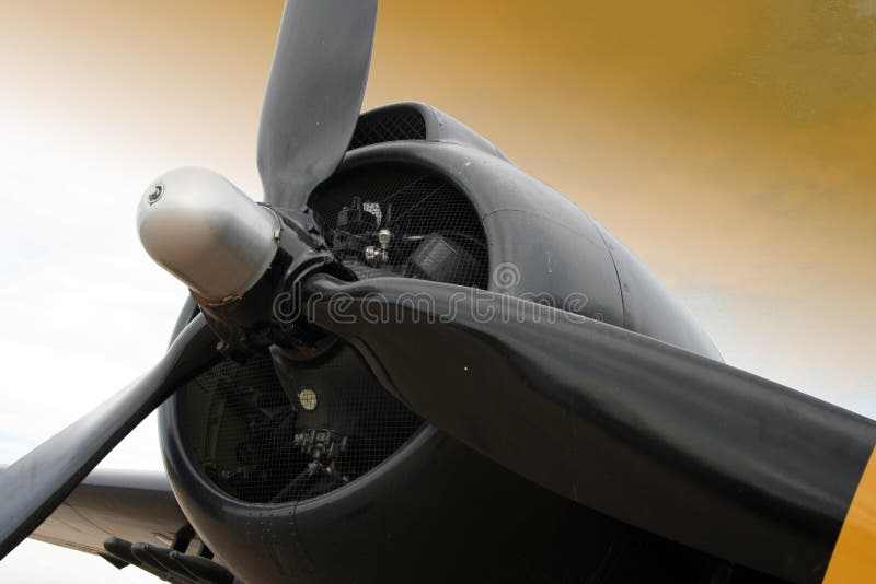 Primo piano di un'elica fotografia stock. Immagine di cono - 3953598