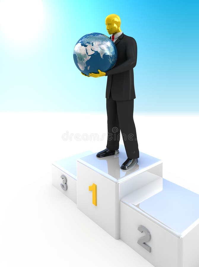 Primo posto illustrazione di stock. Illustrazione di pianeta - 18593360