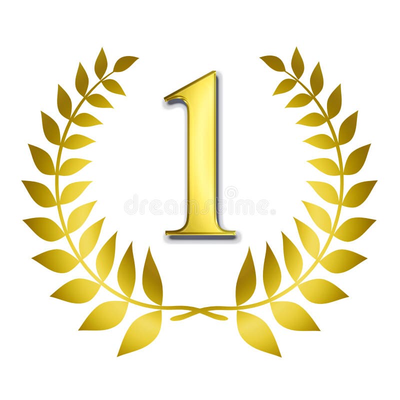 Prima Icona Del Vincitore Del Posto, Icona Della Medaglia Di Vittoria ...