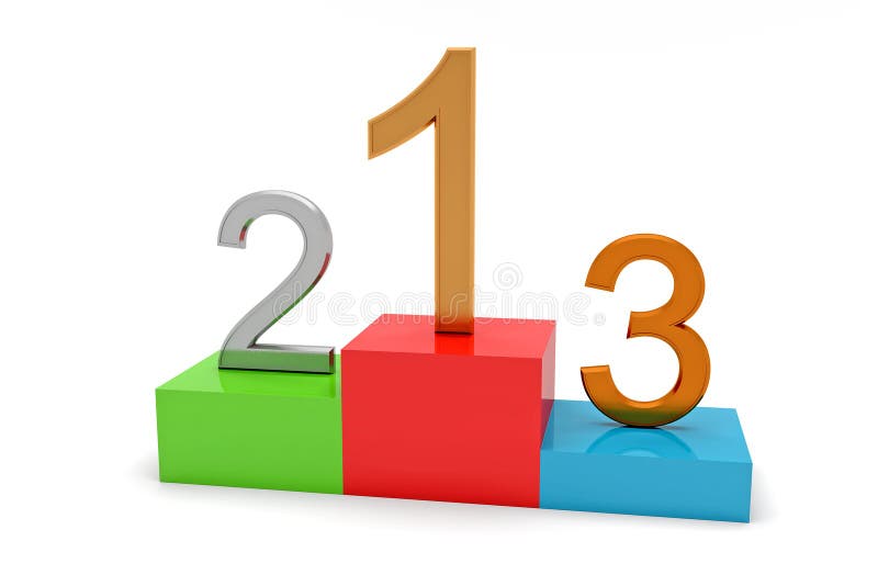 Primo posto illustrazione di stock. Illustrazione di punti - 9604222