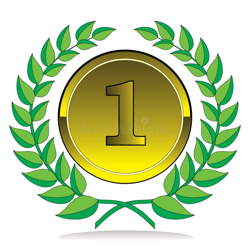 Primo premio del posto illustrazione vettoriale. Illustrazione di ...