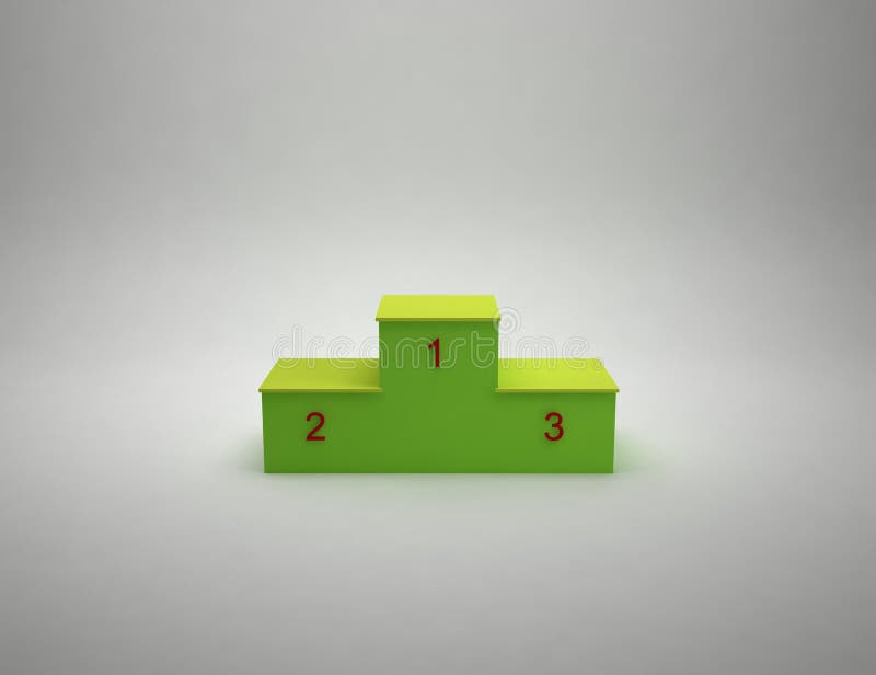 Primo, Secondo E Terzo Posto Illustrazione di Stock - Illustrazione di ...