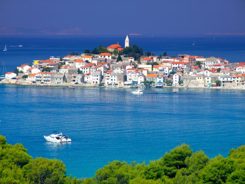 Town Primosten in Croatia stock photo. Image of europe - 29952370