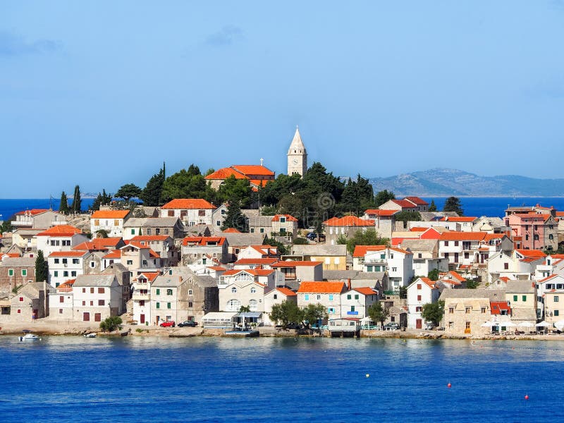Primosten Town, South Croatia Stock Image - Image of coastal, croatia ...