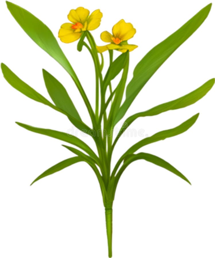 Primrose Clipart. a Cute Primrose Flower Icon. AI-Generated. Stock ...
