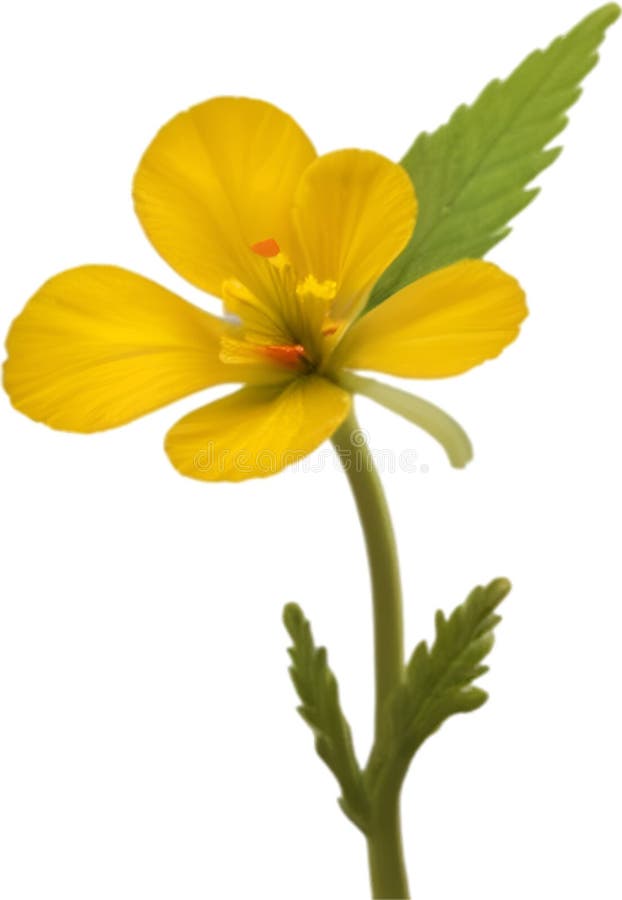 Primrose Clipart. a Cute Primrose Flower Icon. AI-Generated. Stock ...
