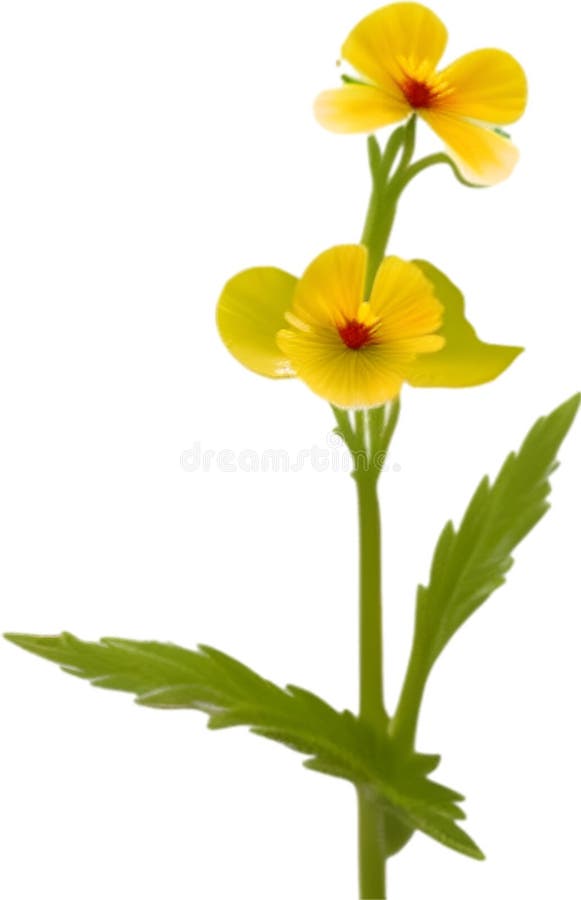Primrose Clipart. a Cute Primrose Flower Icon. AI-Generated. Stock ...