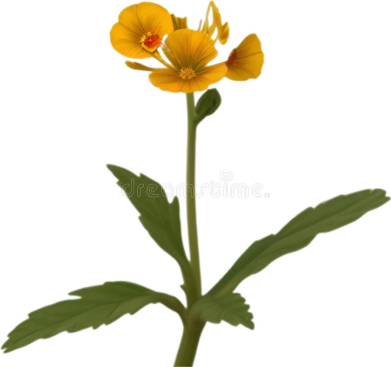 Primrose Clipart. a Cute Primrose Flower Icon. AI-Generated. Stock ...