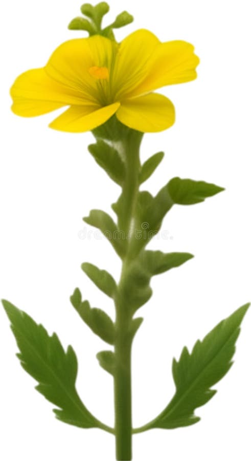 Primrose Clipart. a Cute Primrose Flower Icon. AI-Generated. Stock ...