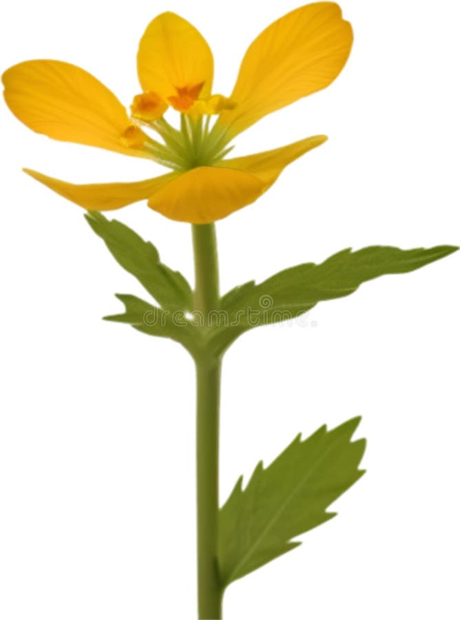 Primrose Clipart. a Cute Primrose Flower Icon. AI-Generated. Stock ...