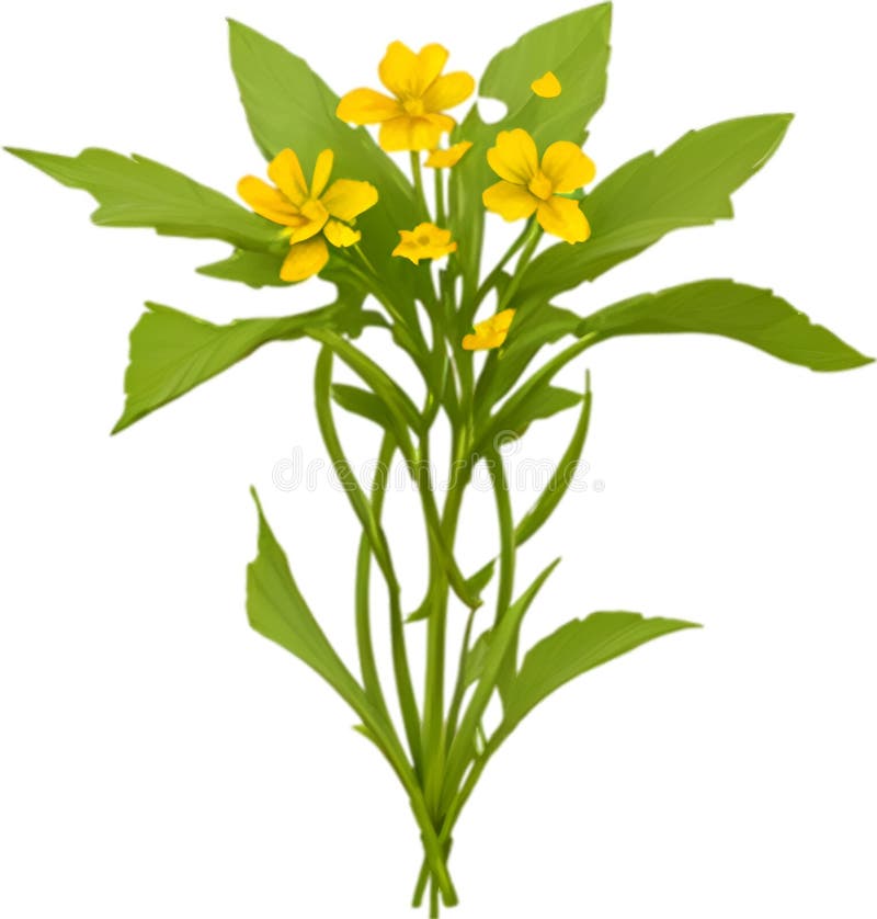 Primrose Clipart. a Cute Primrose Flower Icon. AI-Generated. Stock ...