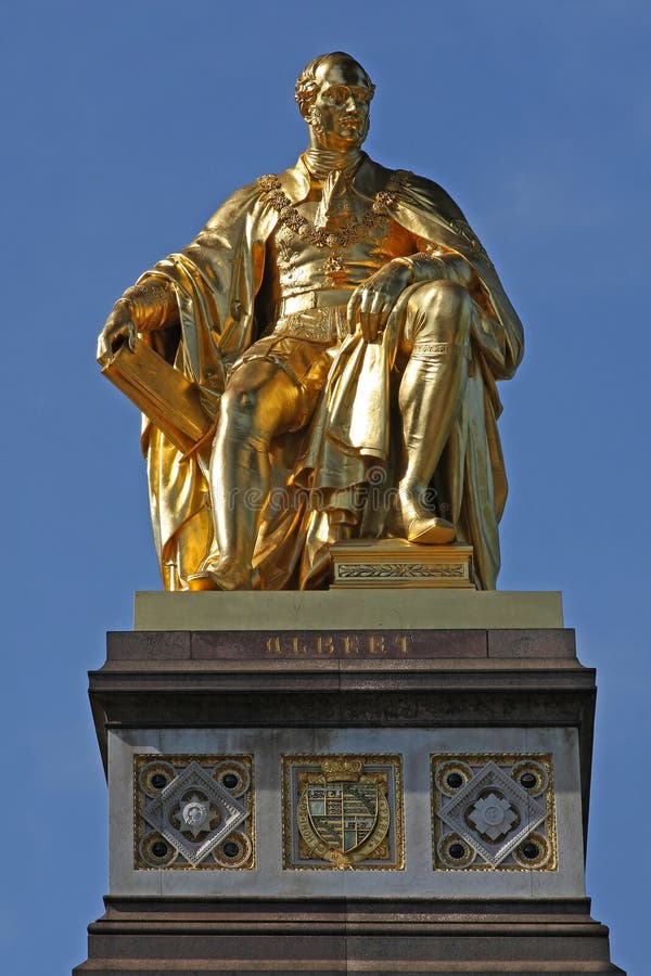 Prince Albert statue stock image. Image of landmark, pedestal - 20936269
