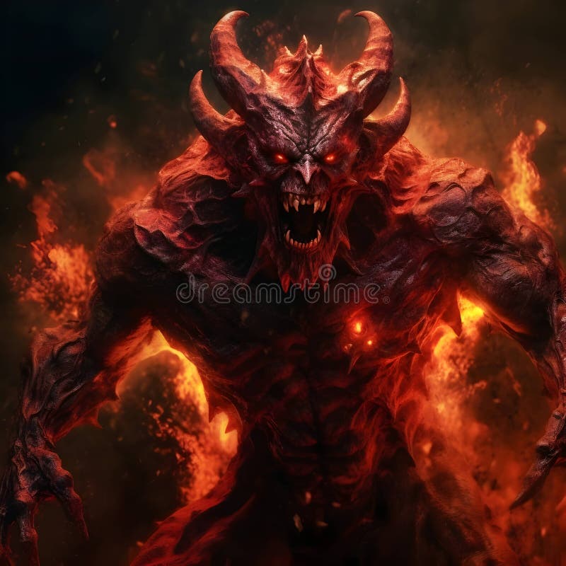 Prince of Devils Graphic Illustration Stock Illustration - Illustration ...