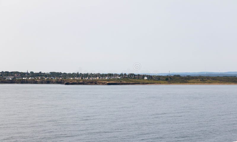 Prince Edward Island View from a Ferry Stock Photo - Image of boat ...