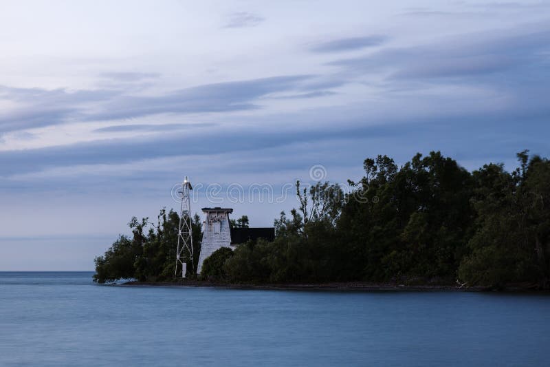 Prince Edward Point Lighthouse Stock Photo - Image of night, edward ...