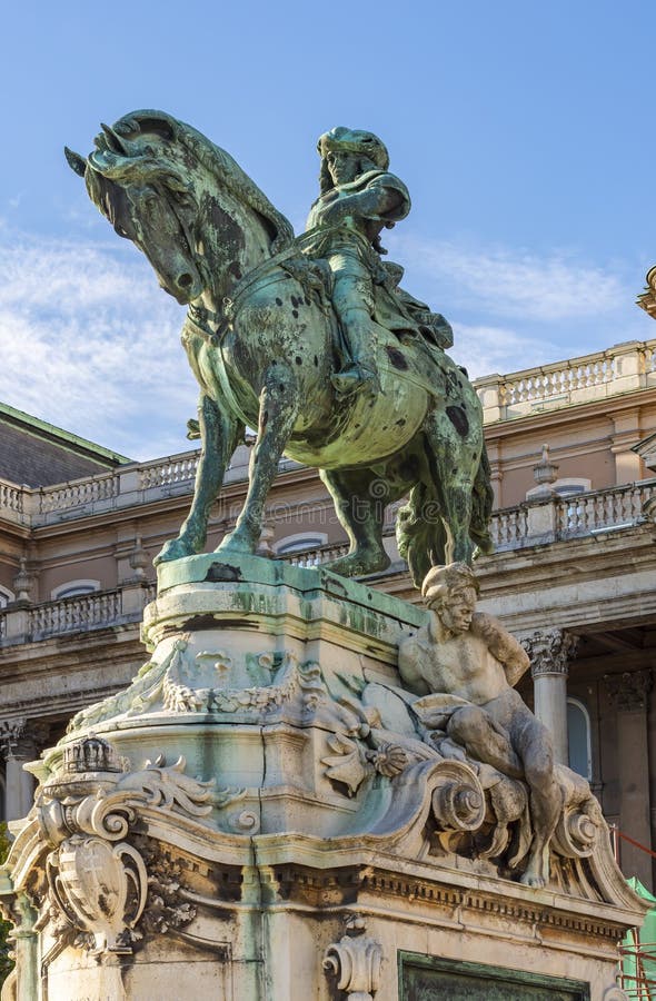 Prince Eugene of Savoy Statue at Royal Palace of Buda, Budapest ...