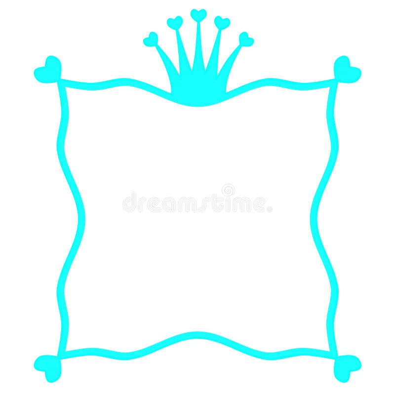 Queen of Hearts Invitation Card Frame Stock Illustration - Illustration ...