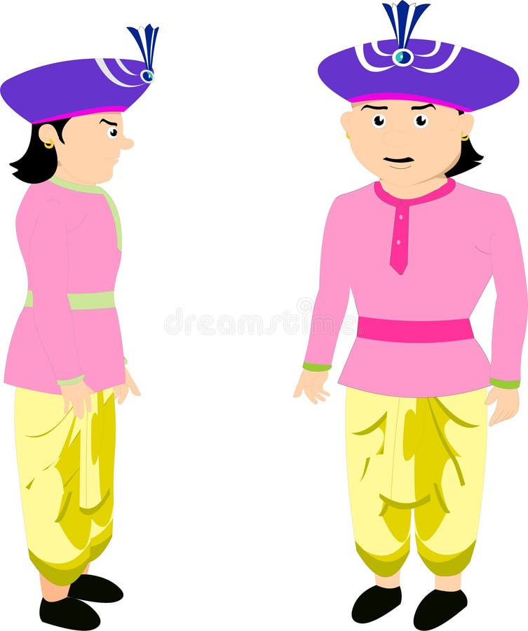 Prince Full Rig Character Vector Artwork, Different Poses Stock Vector ...