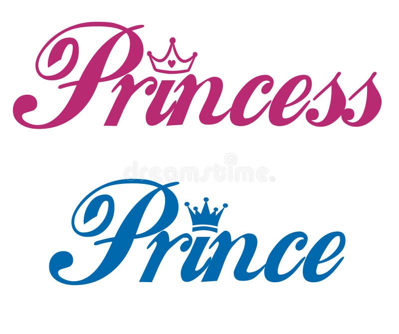 Prince and princess stock vector. Illustration of blue - 8619981