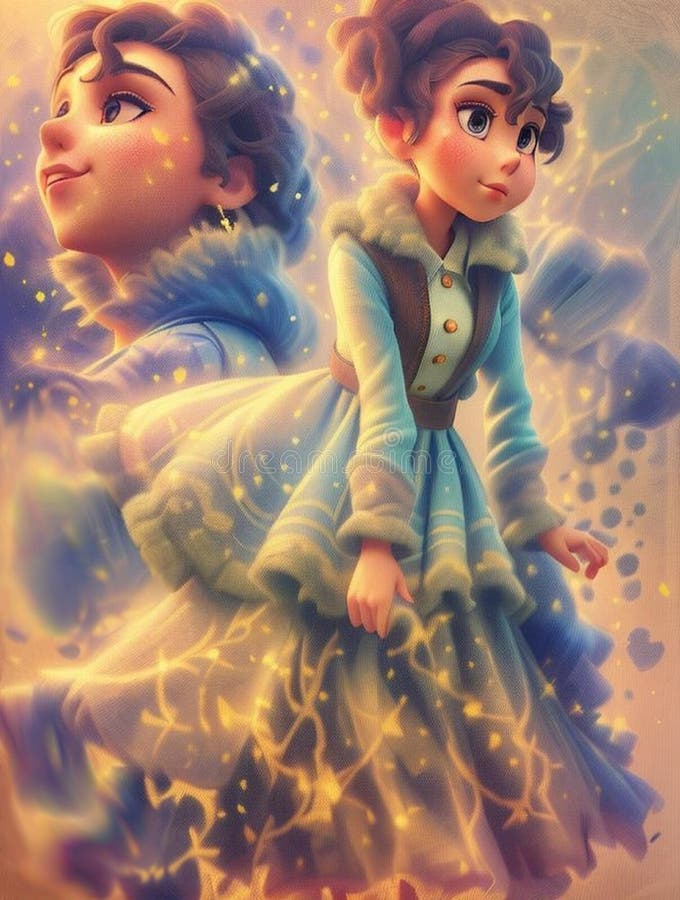 Prince and a princess stock illustration. Illustration of romance ...