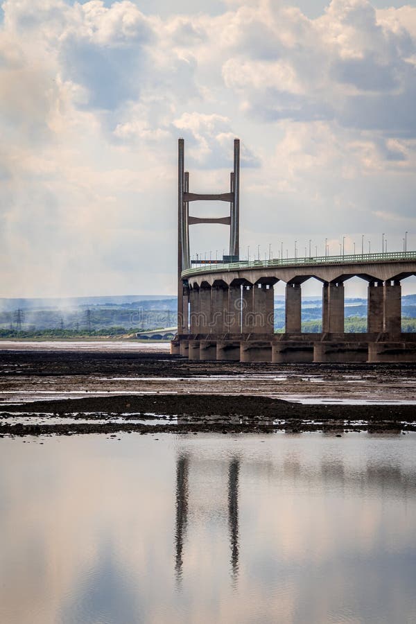 Prince of Wales Severn Bridge Stock Image - Image of severn, reflection ...
