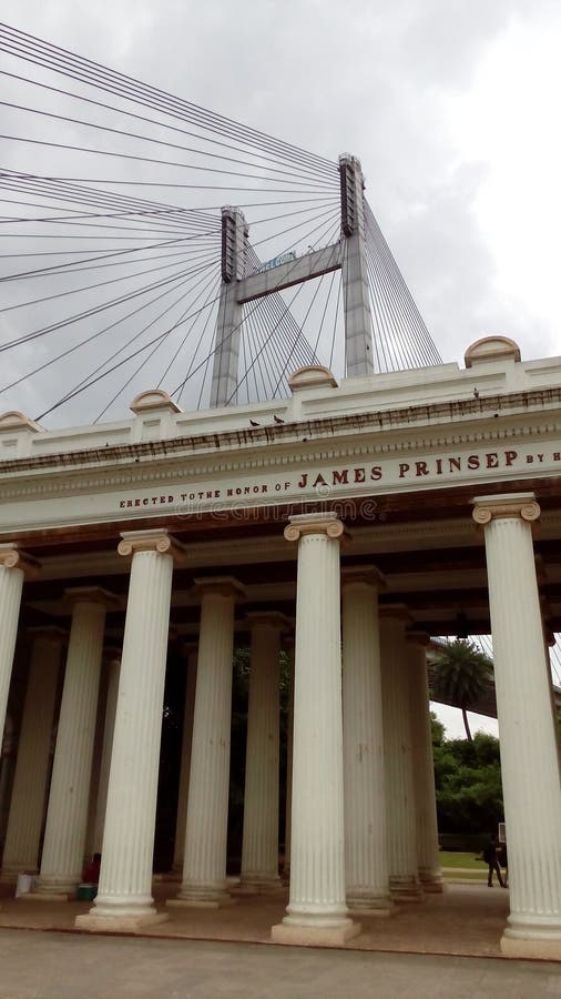 Princep bridge ghat editorial stock image. Image of bridge - 134264744